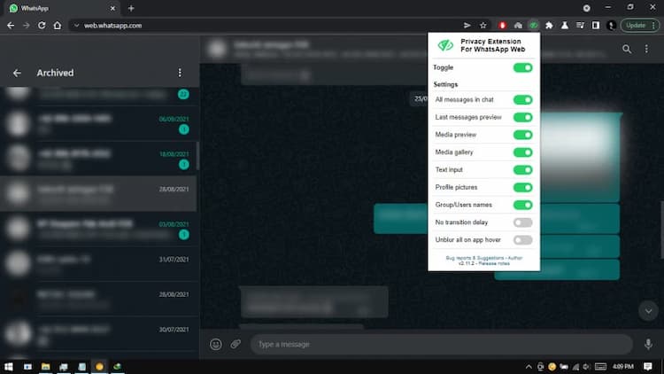 Cara Menggunakan Fitur Blur Pada WhatsApp Web Untuk Menjaga Privasi